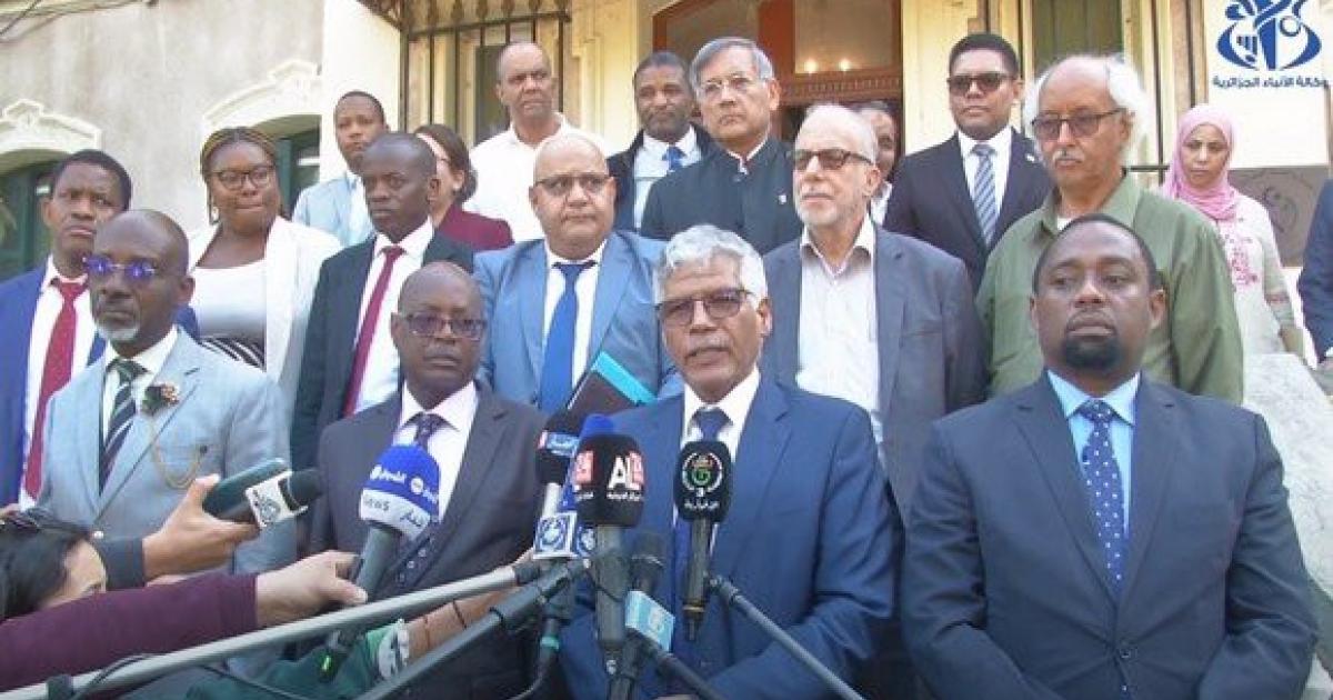 Delegation representing Diplomatic Forum for Solidarity with Sahrawi ...