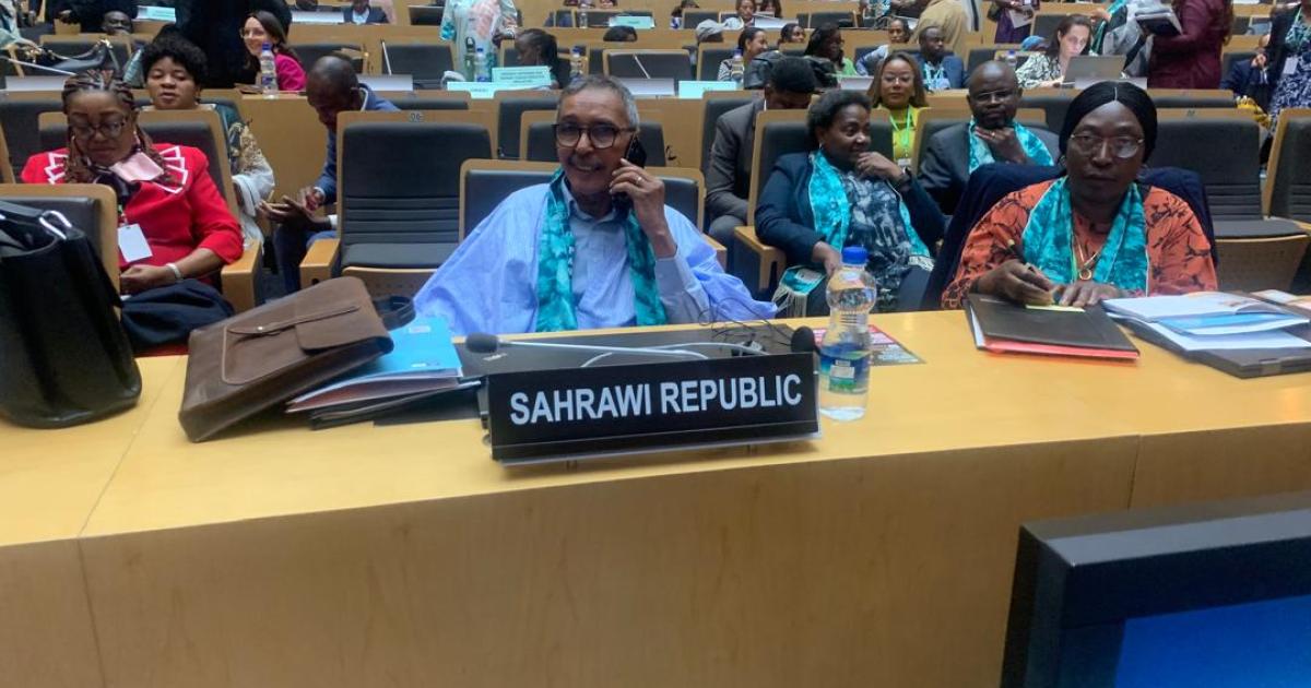 Sahrawi Minister of Education participates in the 1st African Union Pan ...